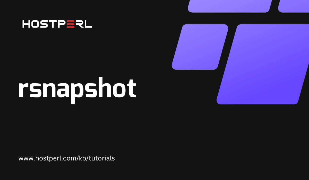 Automating Backups with Rsnapshot on Linux - Hostperl Automating Backups with Rsnapshot on Linux - Hostperl