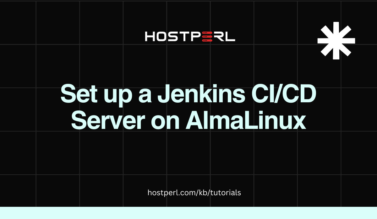 Set up a Jenkins CI/CD Server on AlmaLinux - Hostperl
